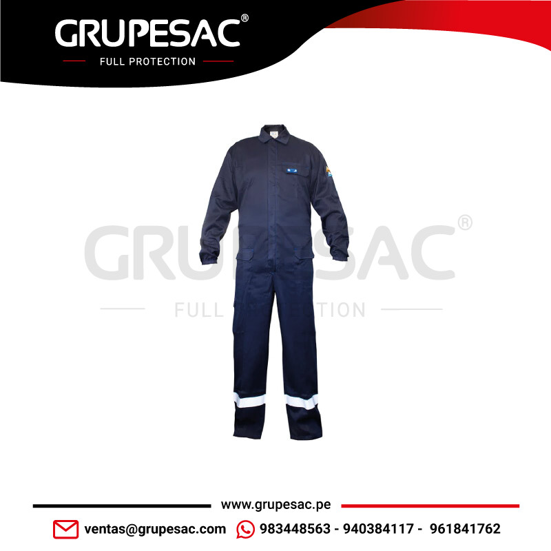 Overol Marca Ignífugo Antiestático Azul Marino Steelpro » GRUPESAC PERÚ